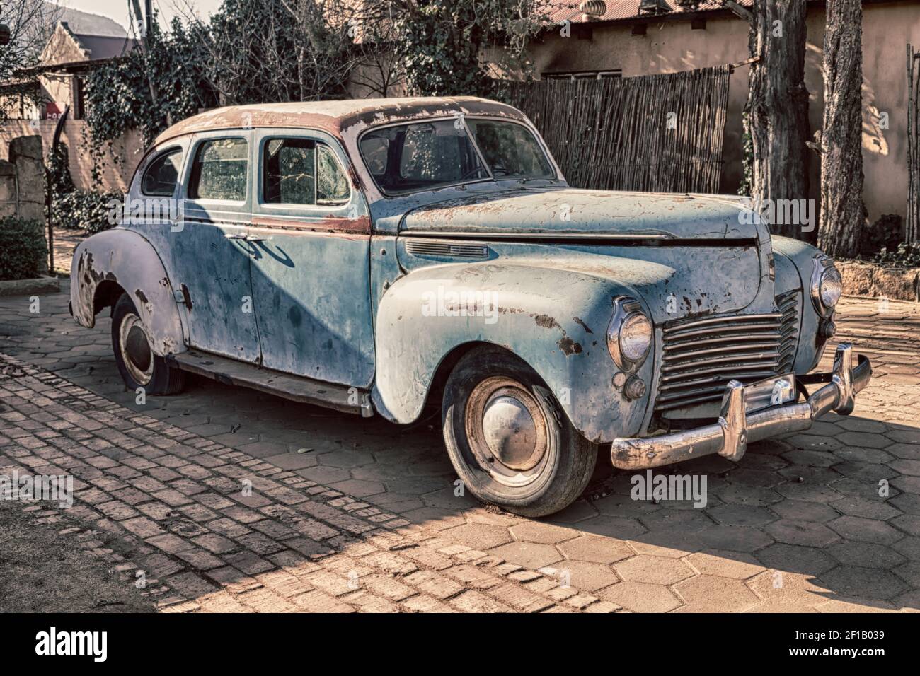 In south africa old abandoned vintage car Stock Photo - Alamy