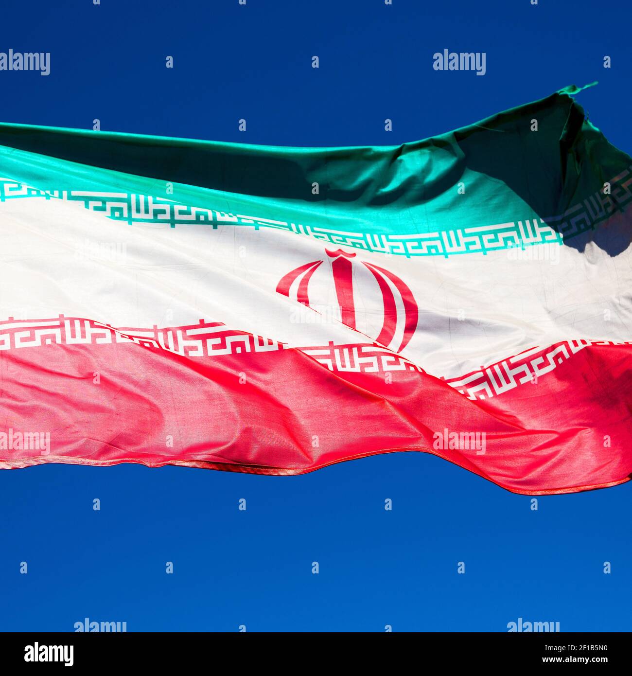 In iran iranian waving flag Stock Photo - Alamy
