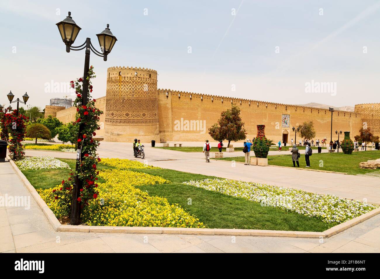 In iran the old castle Stock Photo - Alamy