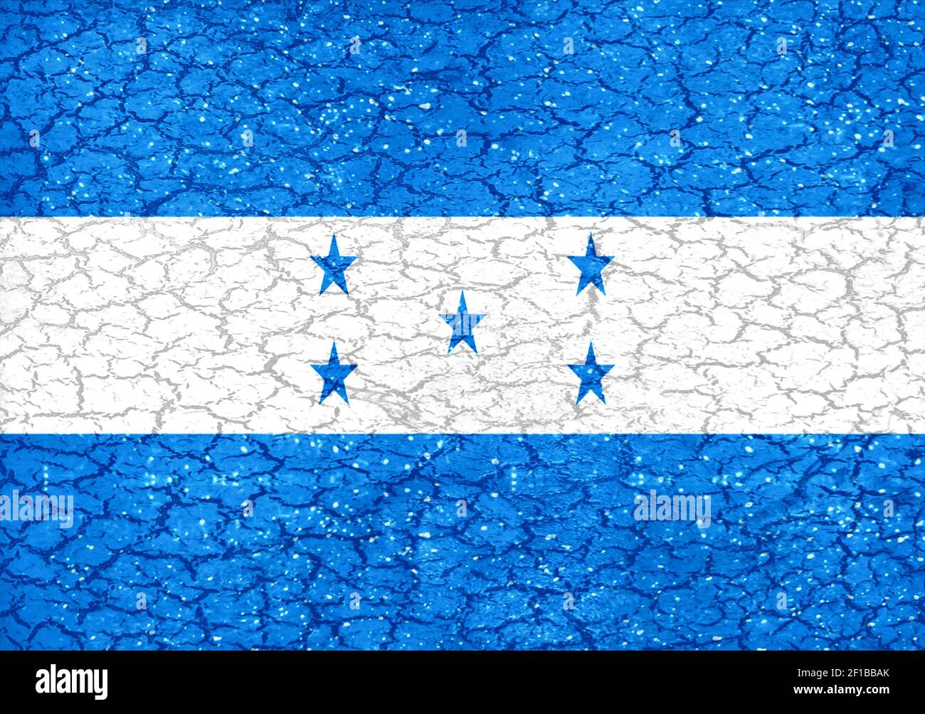 Honduras Grunge Style National Flag Stock Photo - Alamy