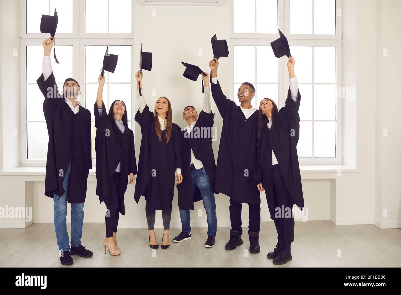 Successful graduation from university, education concept Stock Photo ...