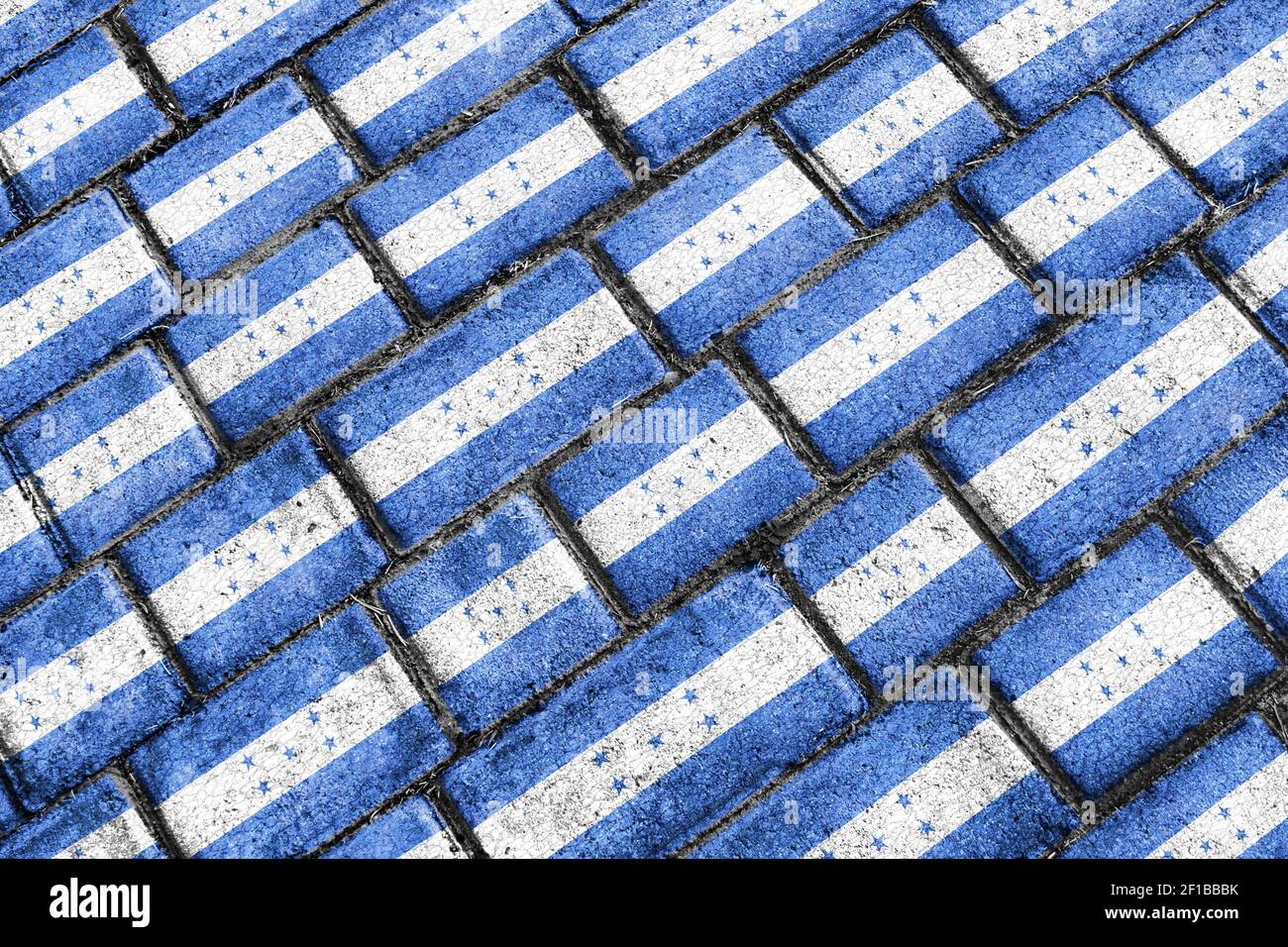 Honduras Flag Urban Grunge Pattern Stock Photo - Alamy