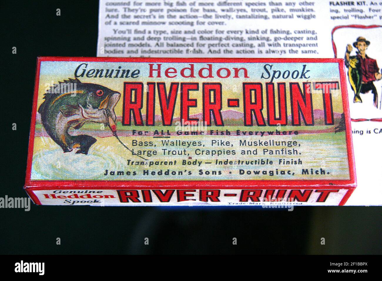 Here is a box for one of the more popular fishing lures made in the mid ...