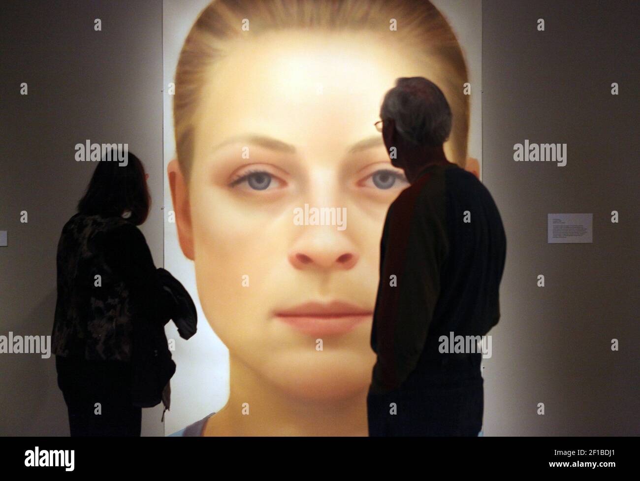 Visitors view artist Till Freiwald's "Untitled" in the Whatcom Museum's ...