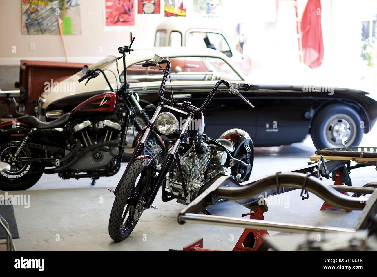 Take a look inside automotive expert Chris Andrews' amazing home garage ...