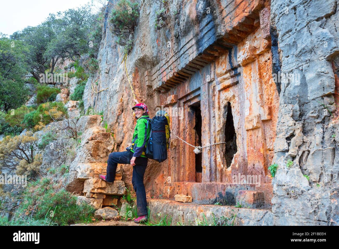 Beautiful nature landscapes in Turkey mountains. Lycian way is famous ...