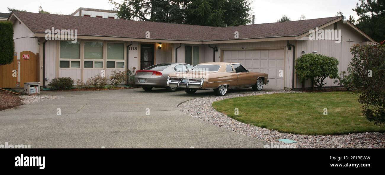 Pictured is a house owned by Maurice Clemmons in Parkland, Washington ...