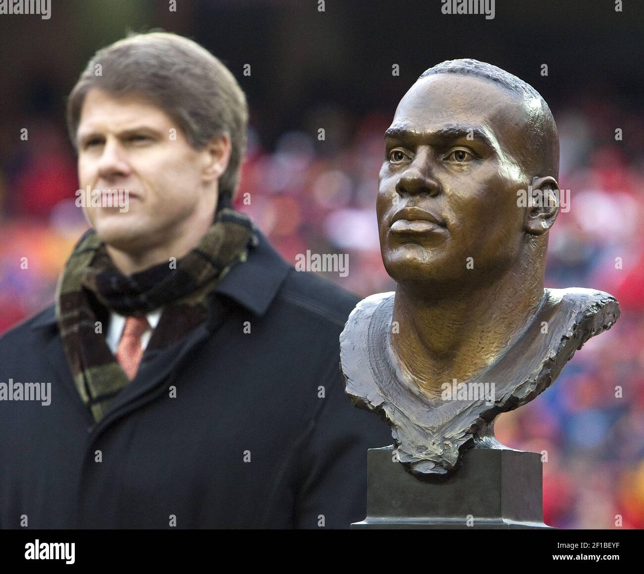 Kansas City Chiefs owner Clark Hunt looks on during a half-time ...