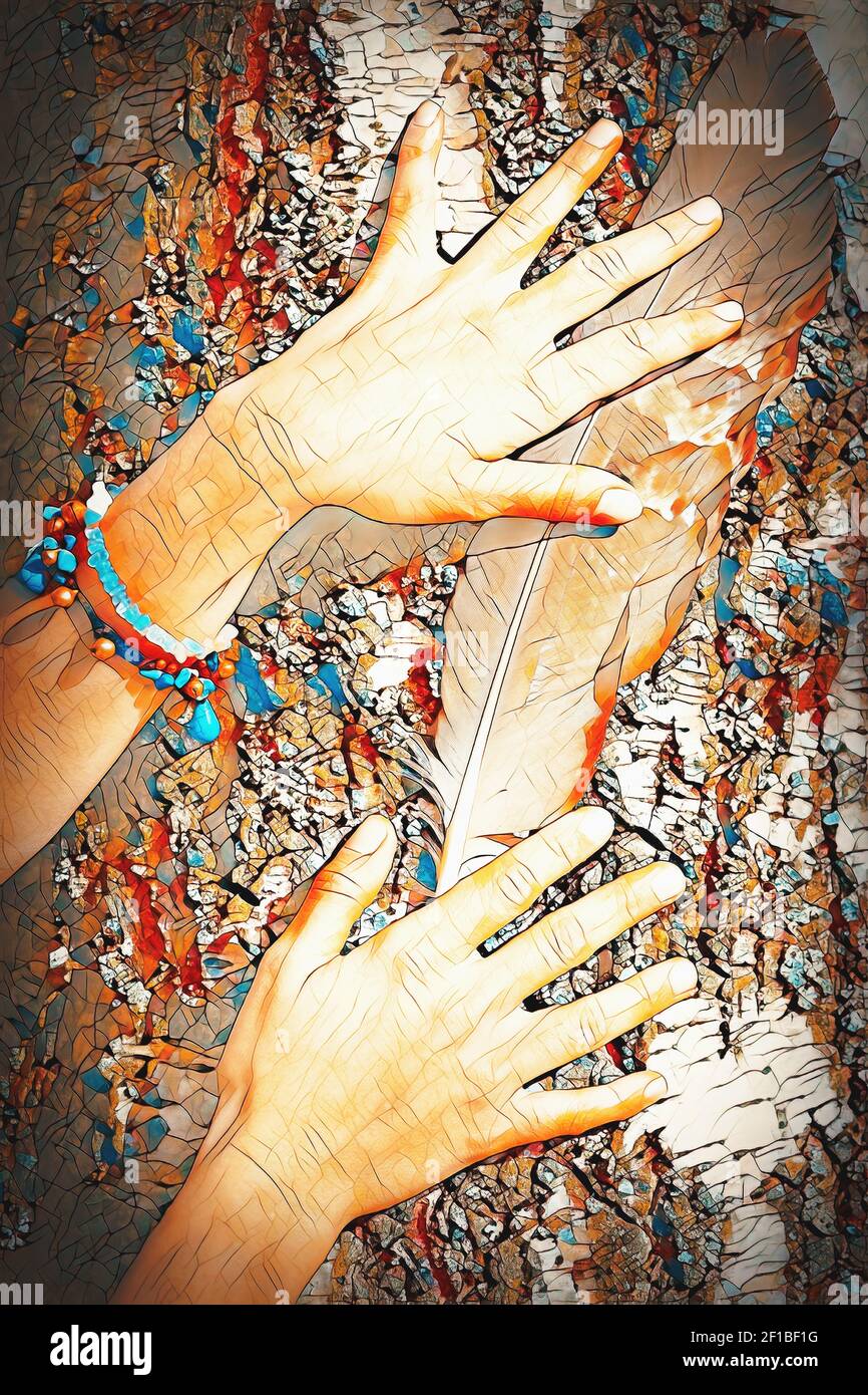 Touching eagle hi-res stock photography and images - Alamy
