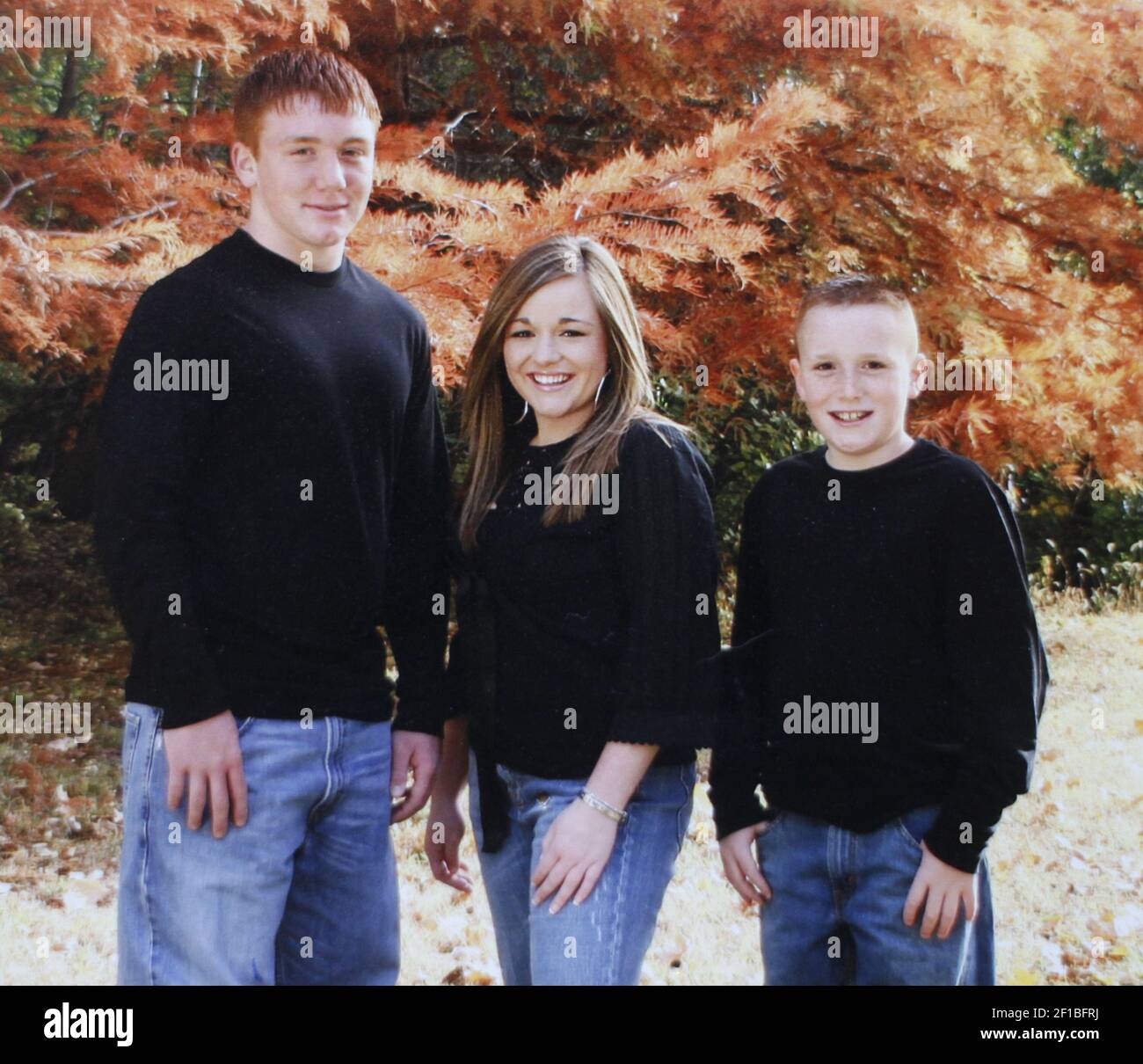 Kyle, Kaitlin and Grady Adams photographed in 2006 shortly before Kyle ...