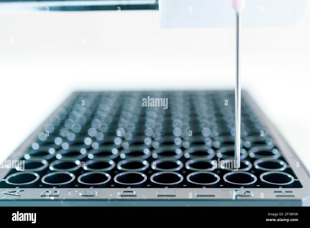 microbiological research pipette robot Stock Photo - Alamy