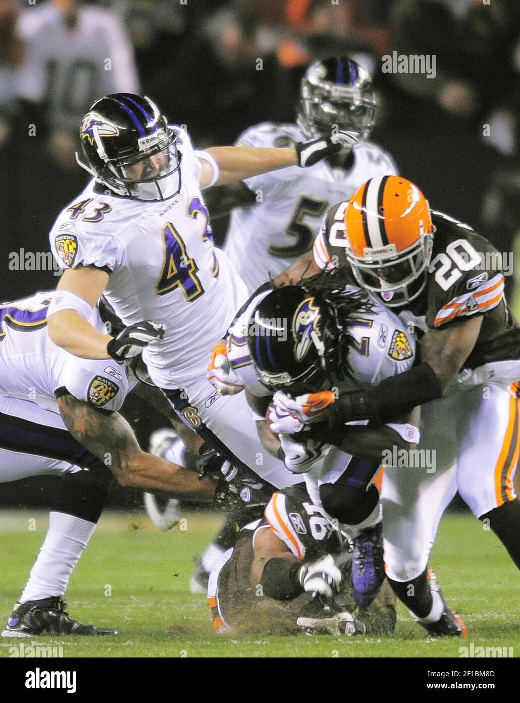 Baltimore Ravens Haruki Nakamura is injured on the opening kick-off ...