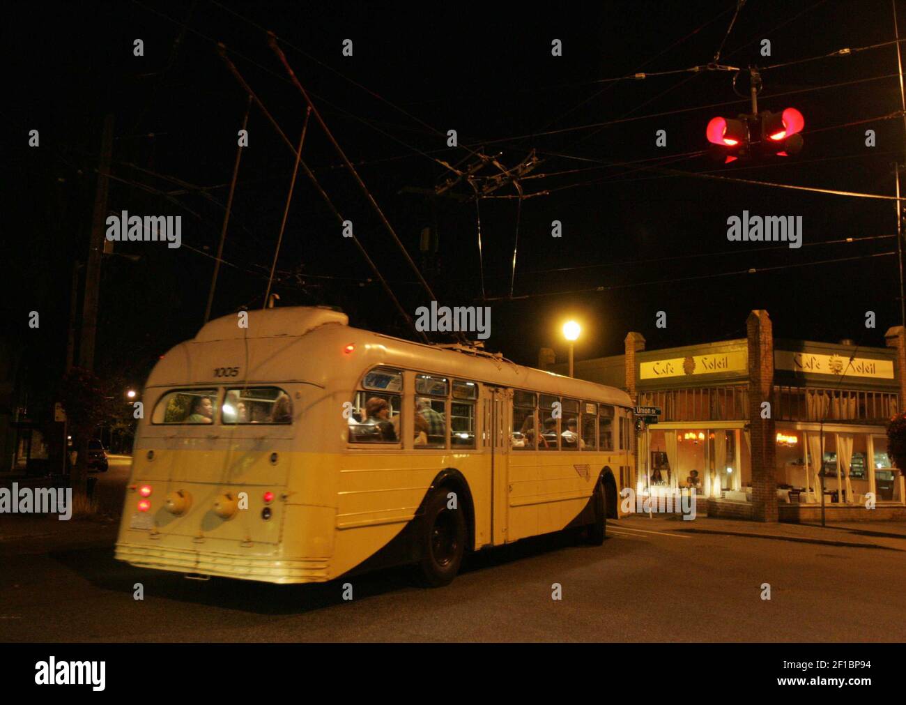 A 1944 Pullman bus is used for a Metro Employees Historic Vehicle ...
