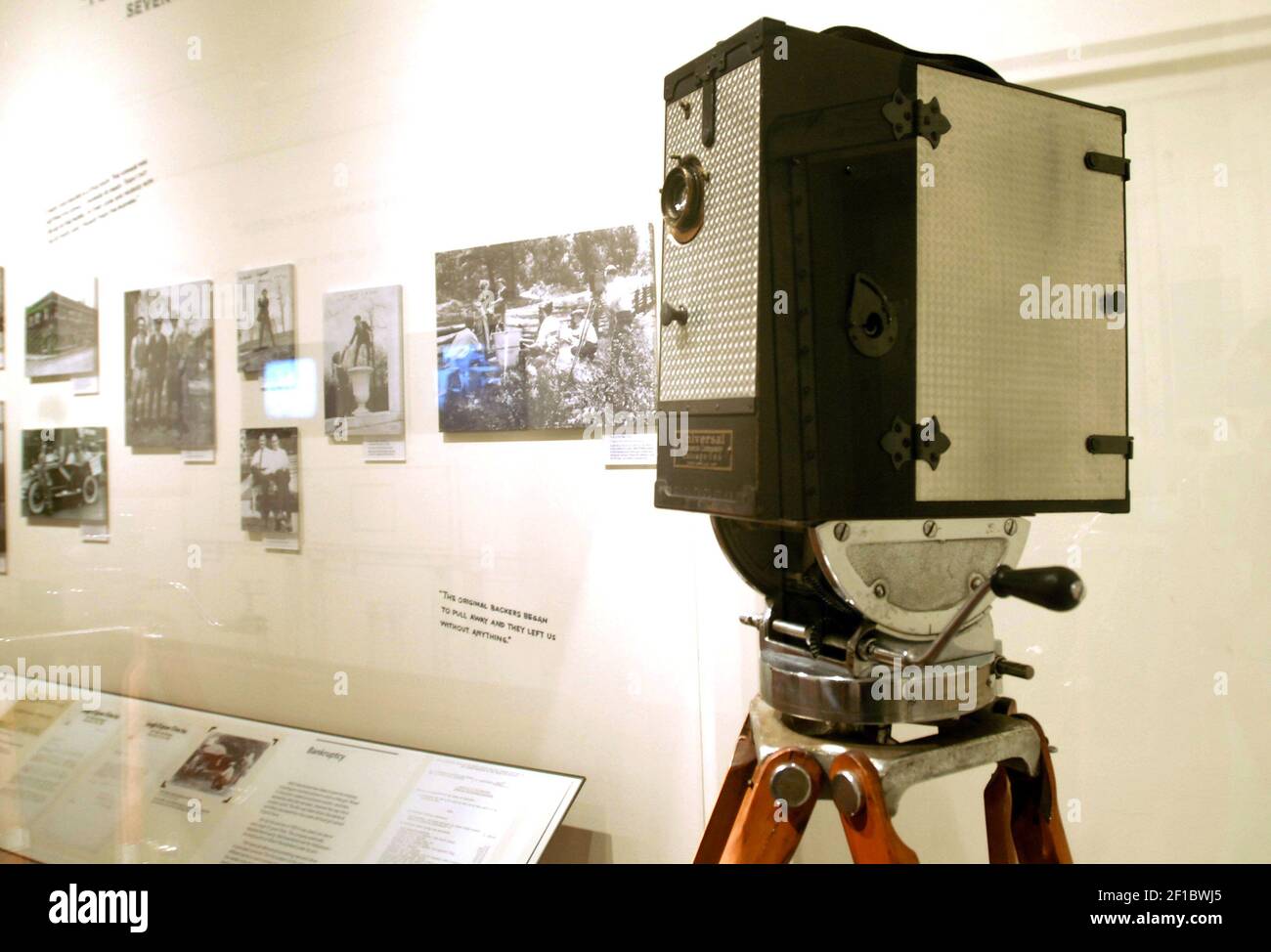 One on the first cameras used by Walt Disney is on display in Gallery 2 ...