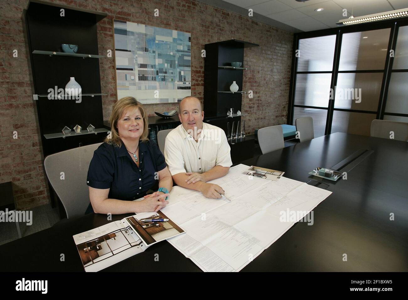 Herman Weist, an architect, right, and Lisa Miller, an interior ...