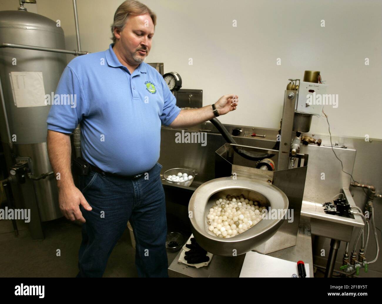 Audie Murphy, research and development director for Metcraft Industries ...