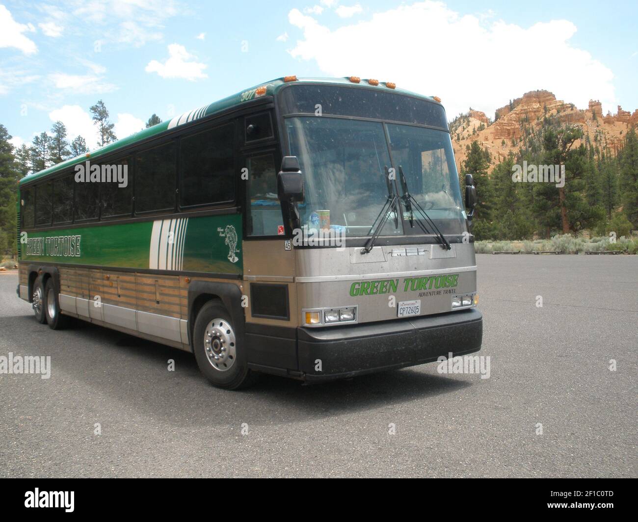 The Green Tortoise Adventure Travel bus "Sol" offers a modern, air ...