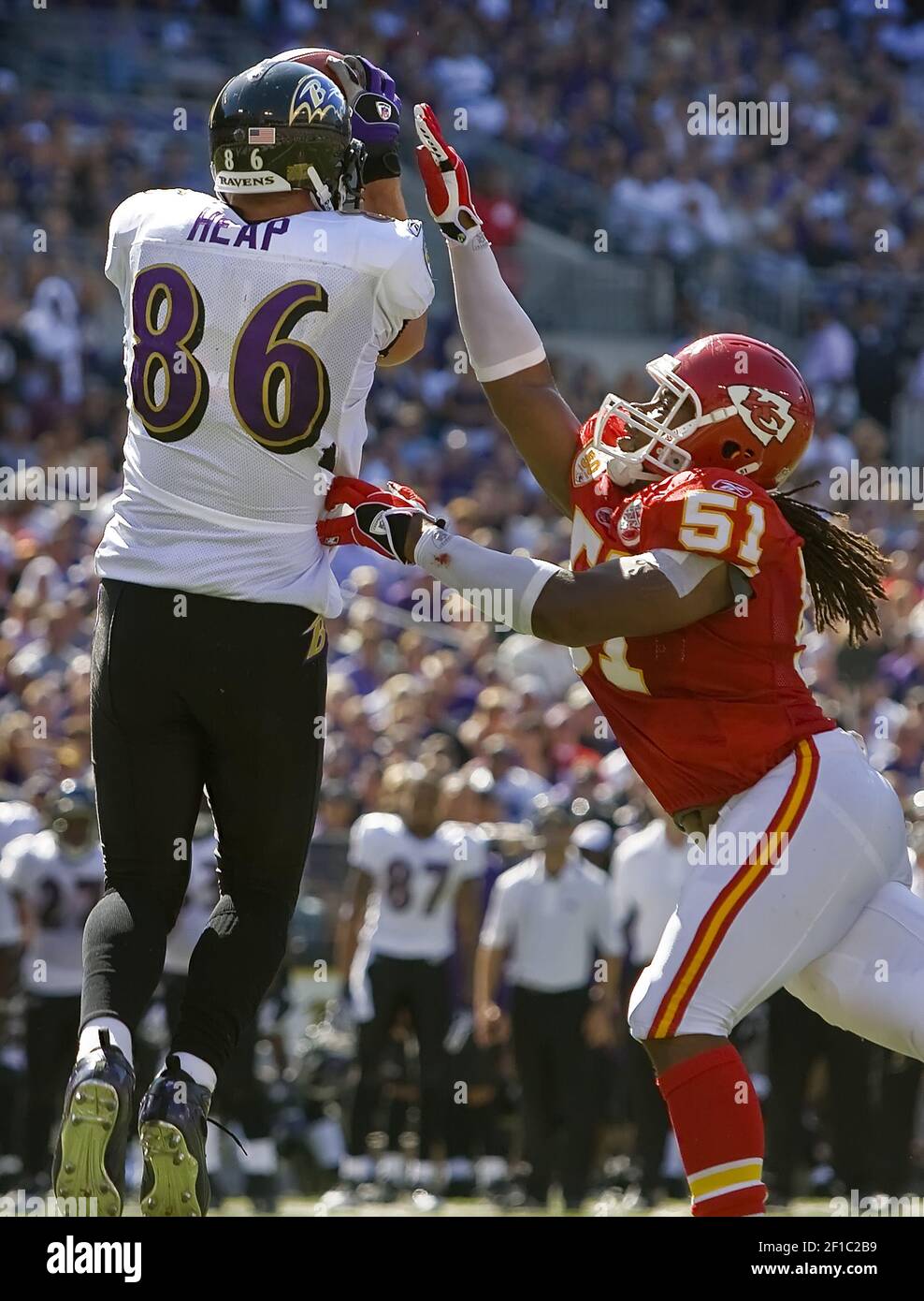 Kansas City Chiefs linebacker Corey Mays, right, couldn't stop a nine ...