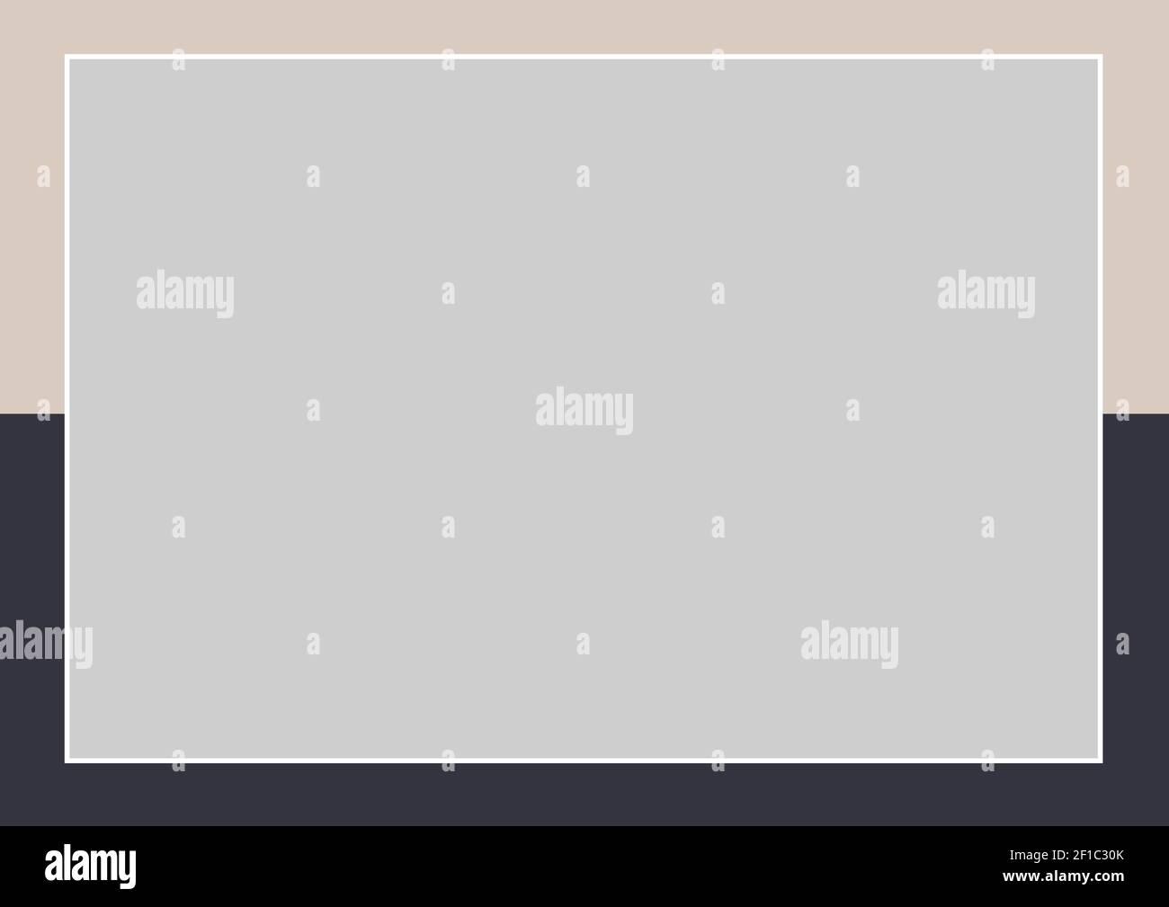 Grey border frame hi-res stock photography and images - Alamy