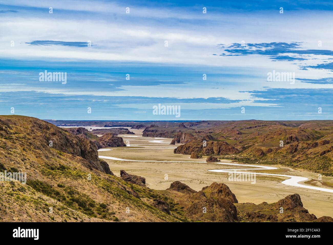Miradores de Darwin, Santa Cruz Argentina Stock Photo - Alamy