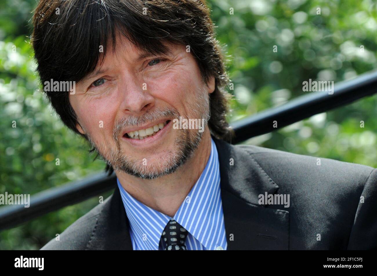 Documentary filmmaker Ken Burns attends a press conference to announce ...