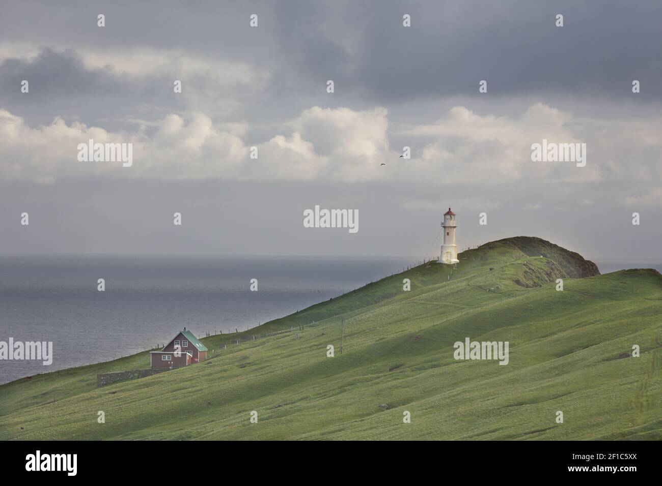 Faroe Islands Mykines Lighthouse High Resolution Stock Photography and ...