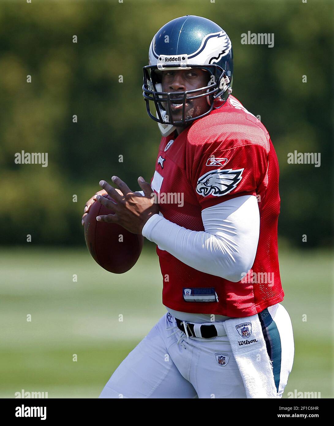 Quarterback Donovan McNabb looks to throw during Philadelphia Eagles ...