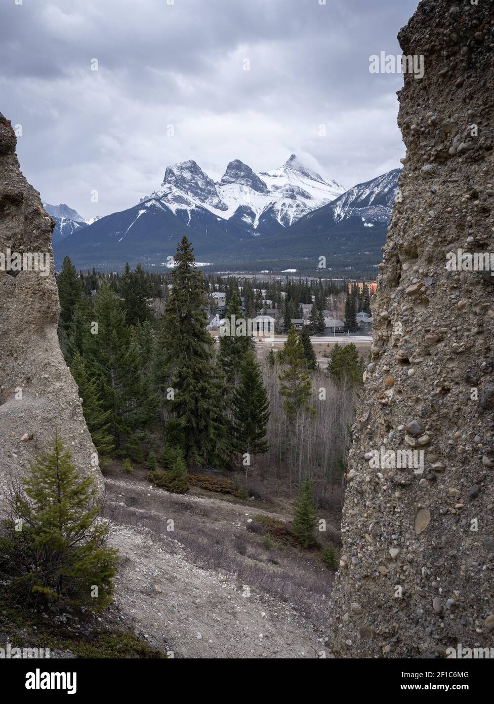 Canmore alberta hoodoos hi-res stock photography and images - Alamy