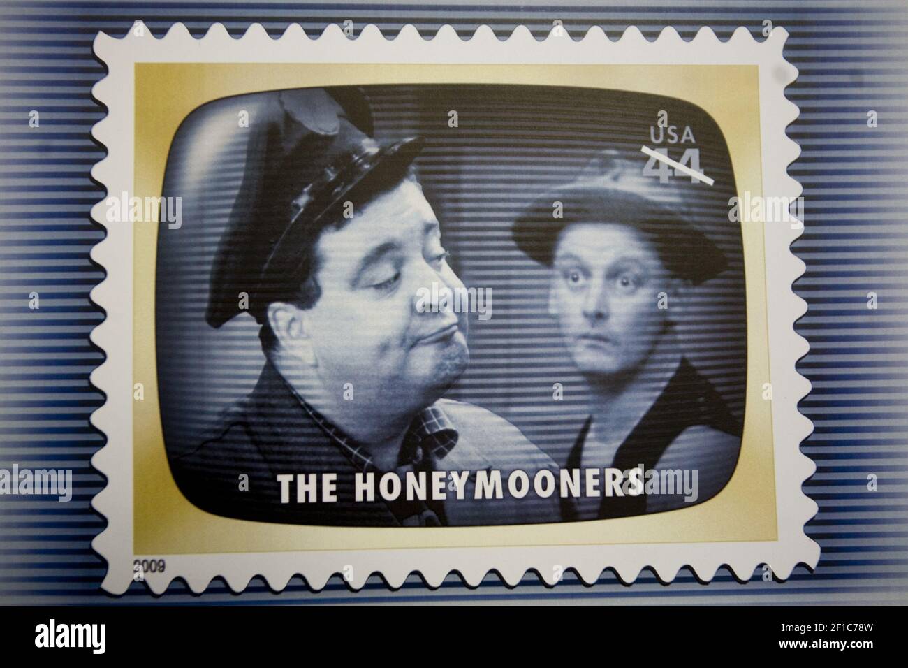 The U.S. Postal Service unveiled a 44-cent Honeymooners stamp picturing ...