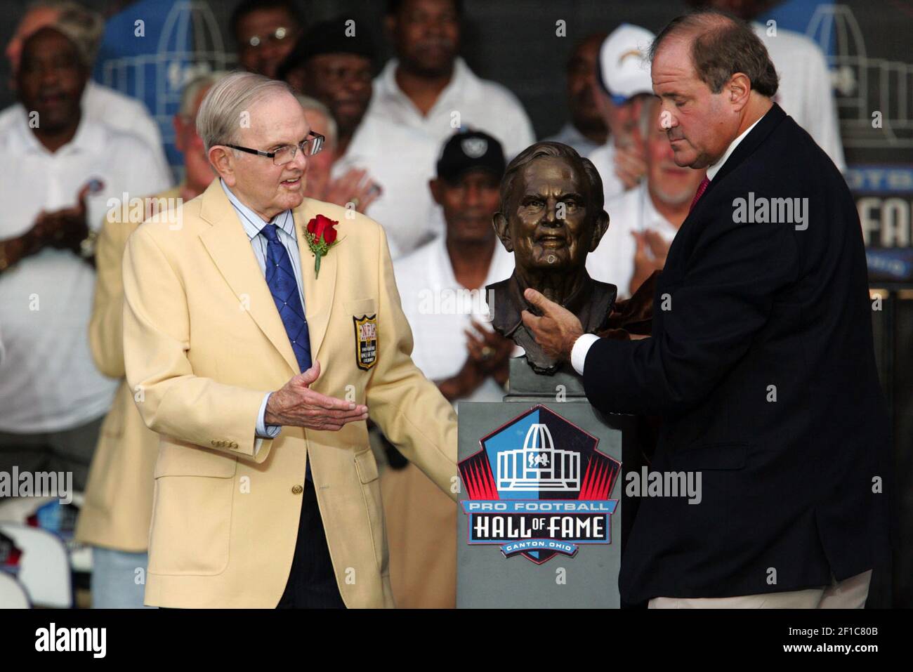 Ralph Wilson, Jr., founder and owner of the Buffalo Bills, and his ...
