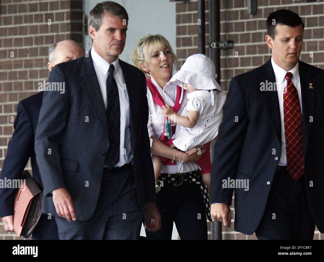 Rielle Hunter, the former mistress of John Edwards, enters the federal ...