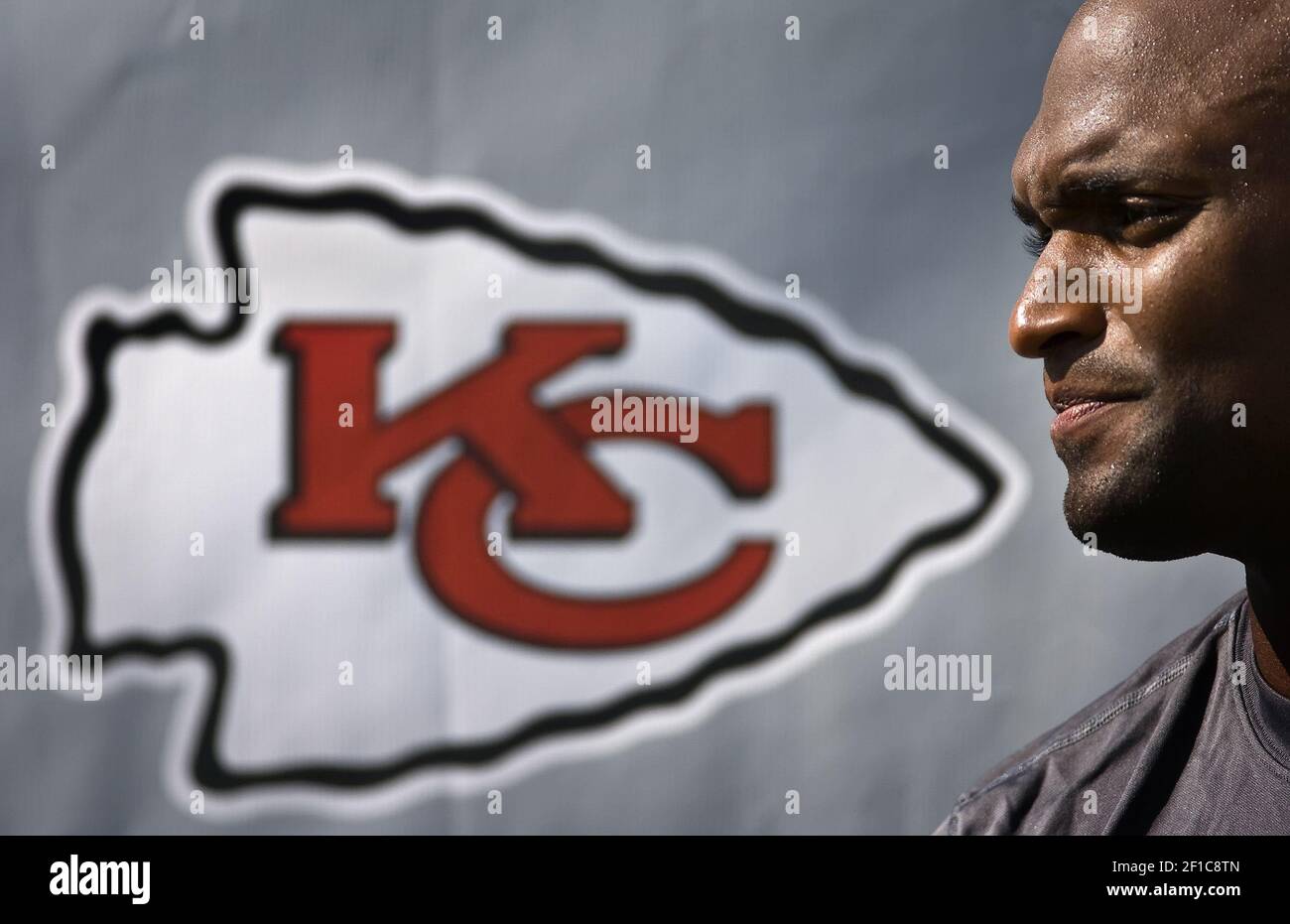 Kansas City Chiefs wide receiver Amani Toomer answered questions from ...