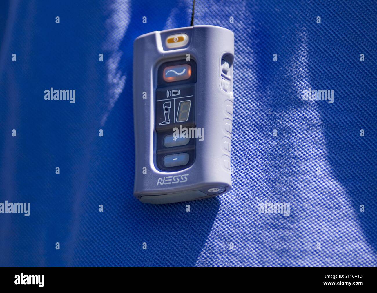 The Bioness L300 device consists of three parts, a leg cuff, which fits ...