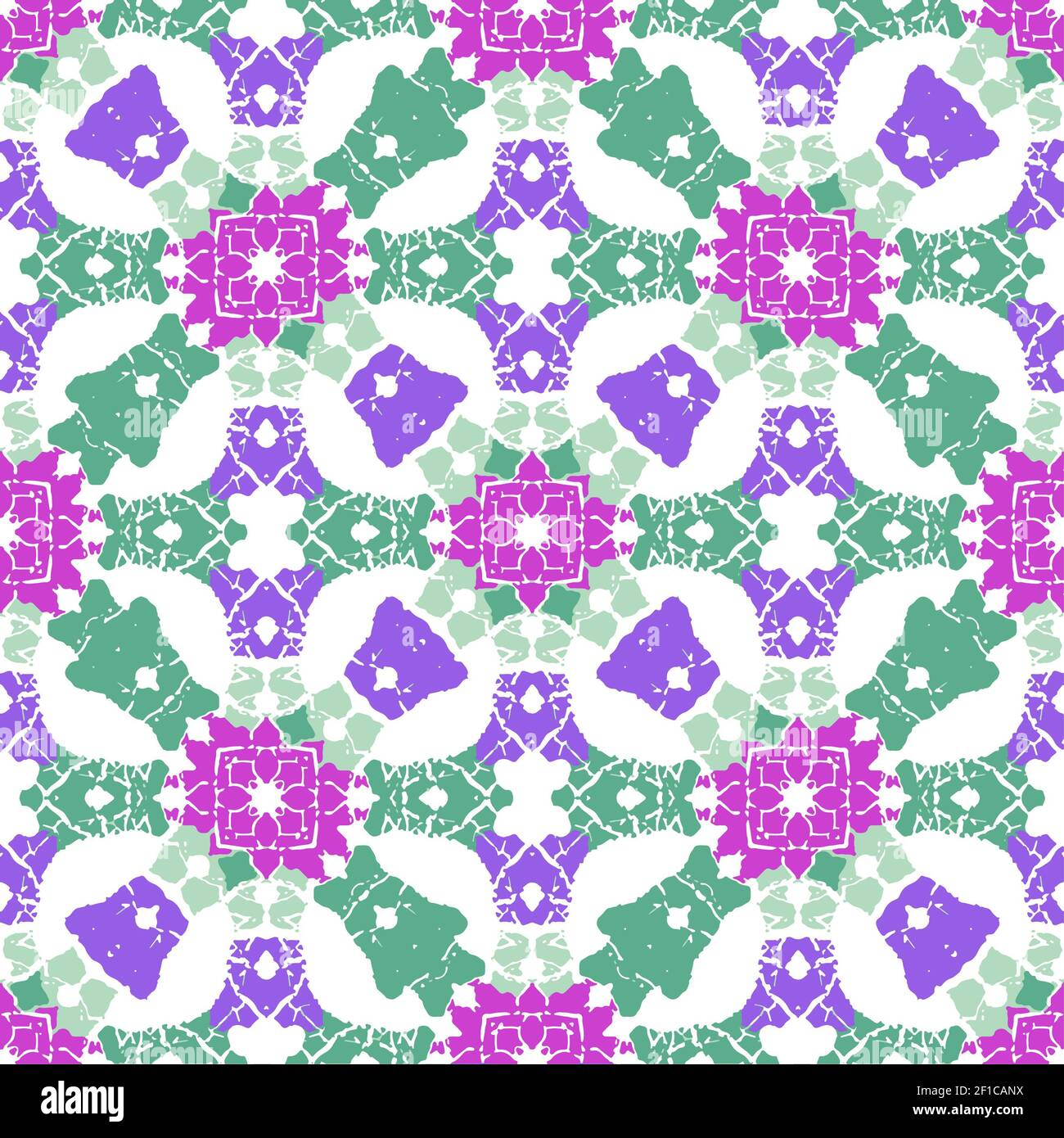 Colourful seamless repeat pattern Cut Out Stock Images & Pictures - Alamy