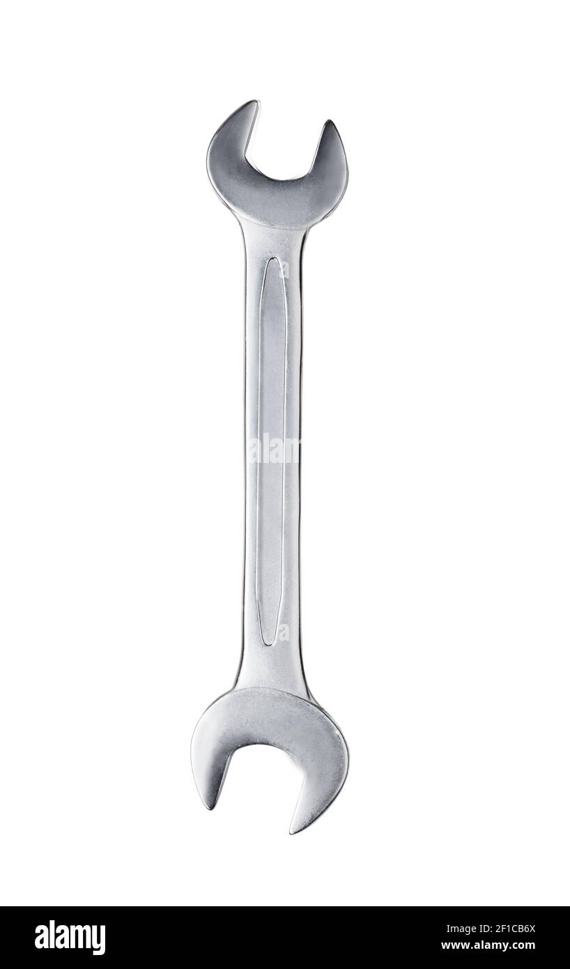 Wrench isolated on white Stock Photo - Alamy