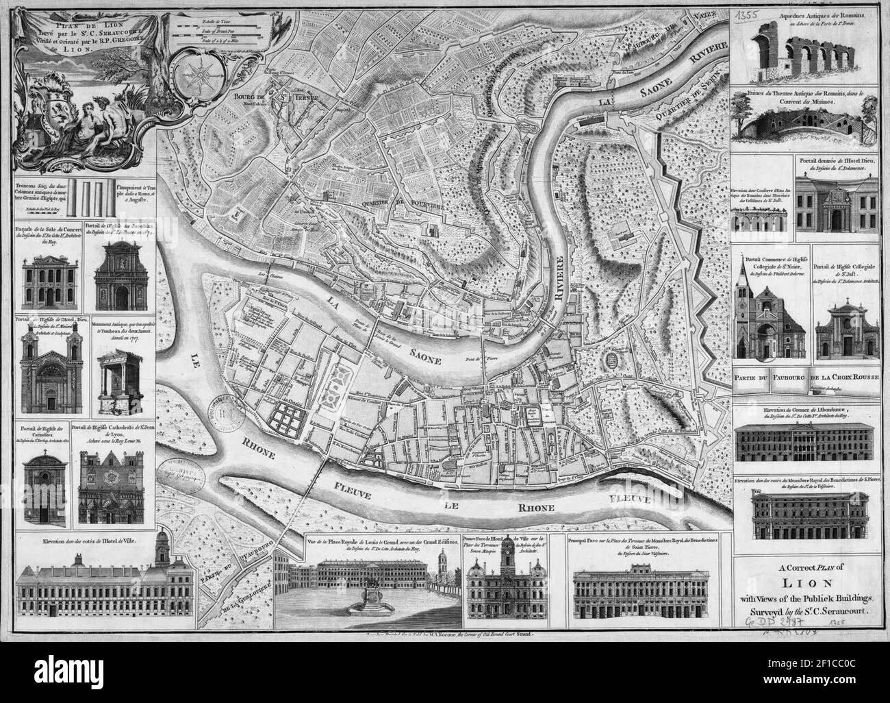 Plan de Lyon Stock Photo - Alamy