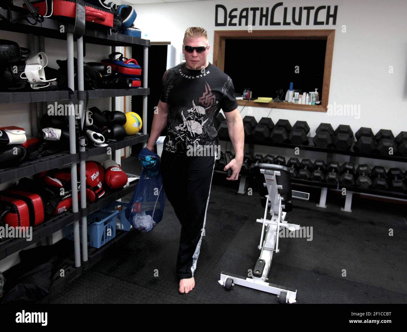 In his remote training camp in Alexandria, Minnesota, UFC superstar ...