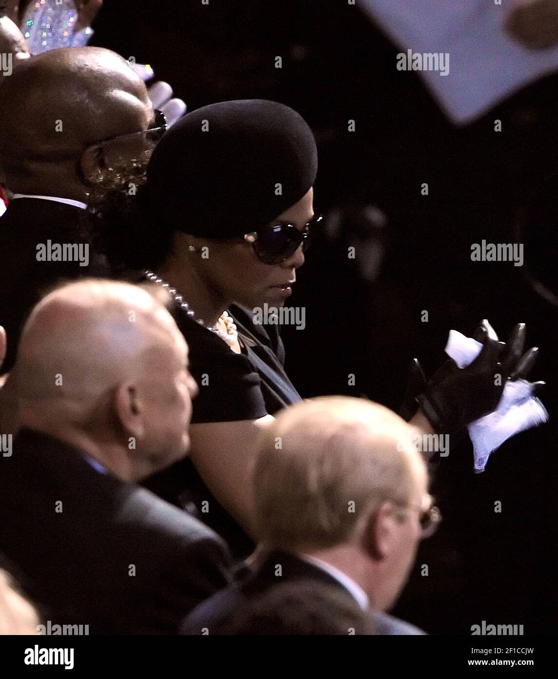 Singer Janet Jackson attends the Michael Jackson public memorial ...