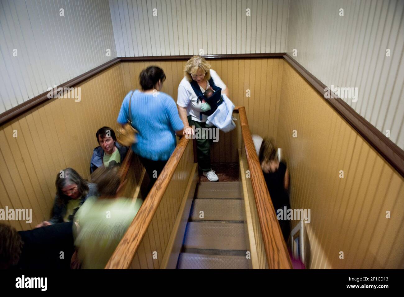 The Winchester Mystery House Switchback Staircase includes 44 2-inch ...