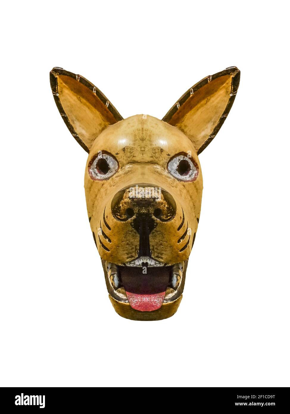 Tribal Dog Mask Isolated Stock Photo - Alamy
