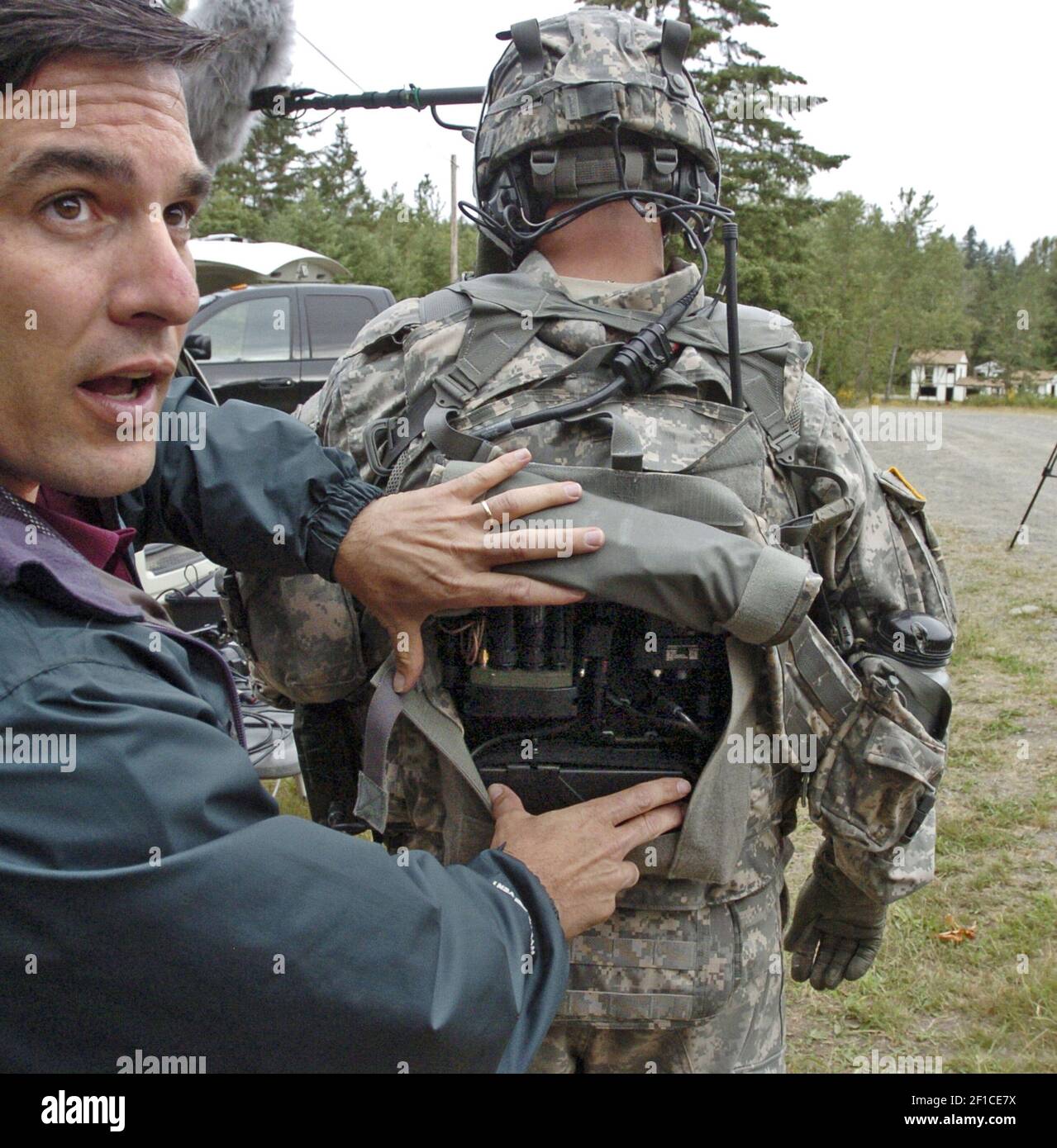 Phil Pich, chief unit system integrator with the US Army's Land Warrior ...