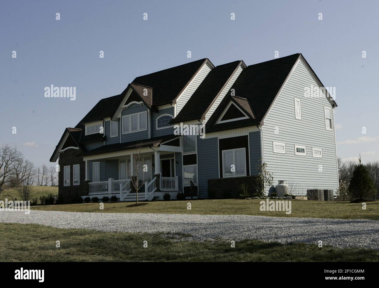 The home of Brian and Michelle Hassall near Antioch, Kentucky, was ...