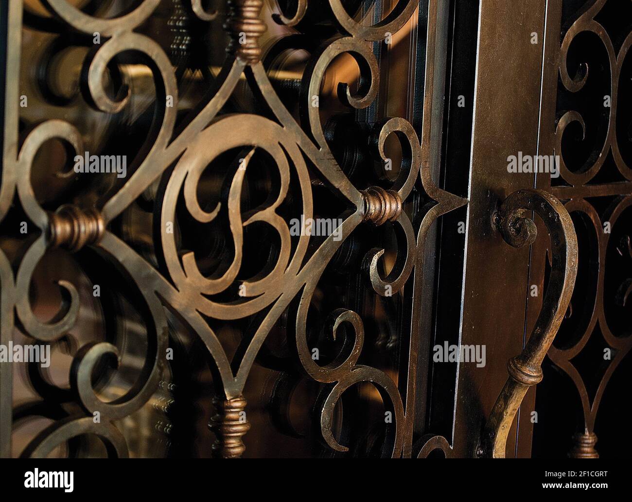 Jill Dragonetti of Durango Doors did all of the ironwork in the house ...