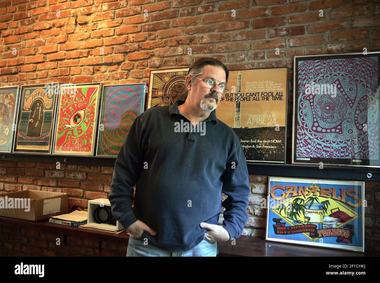 John Langdon, pictured May 19, 2009, in his Philadelphia, Pennsylvania ...