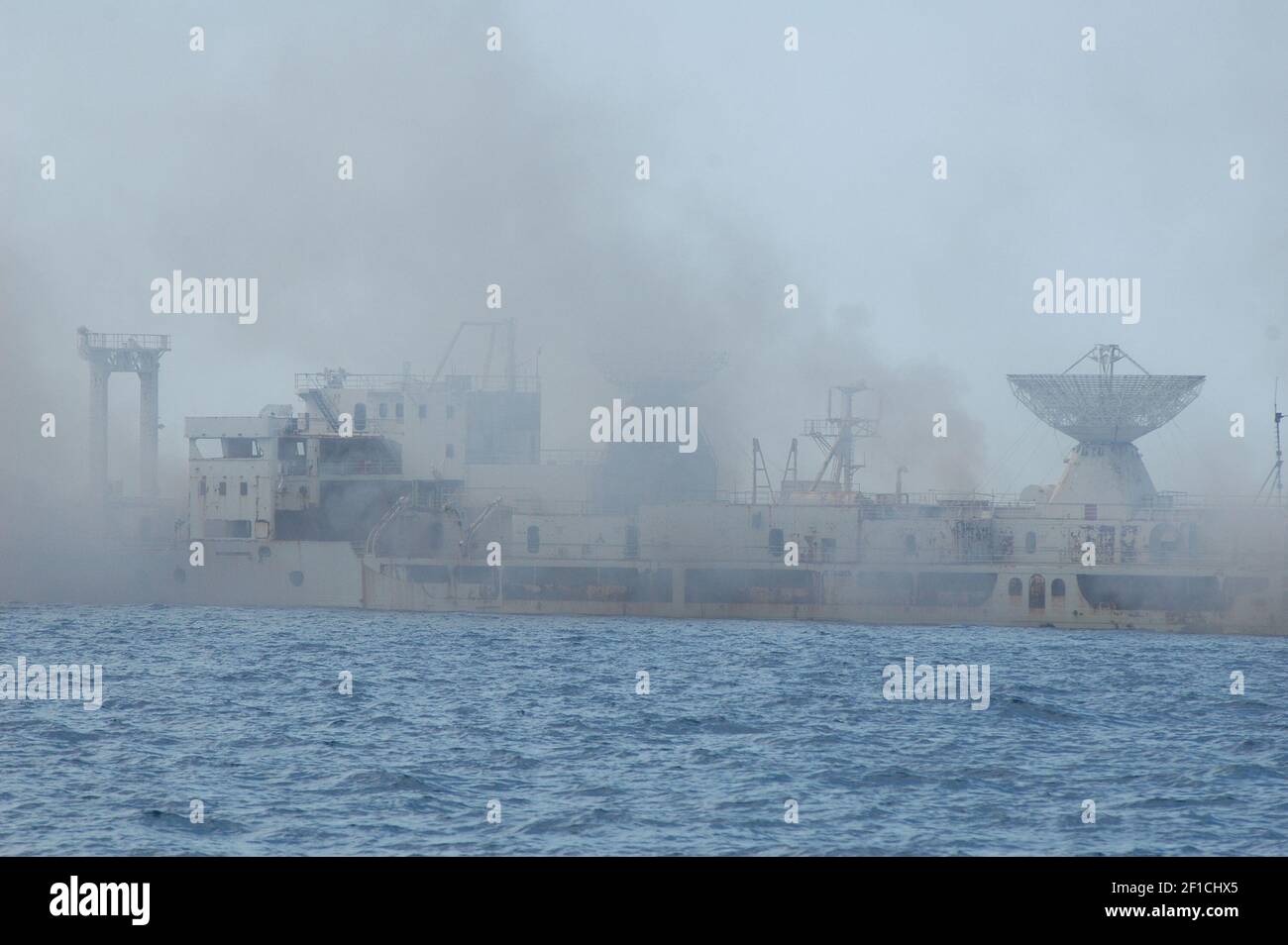 The USS Gen. Hoyt S. Vandenberg was sunk off Key West, Florida to ...