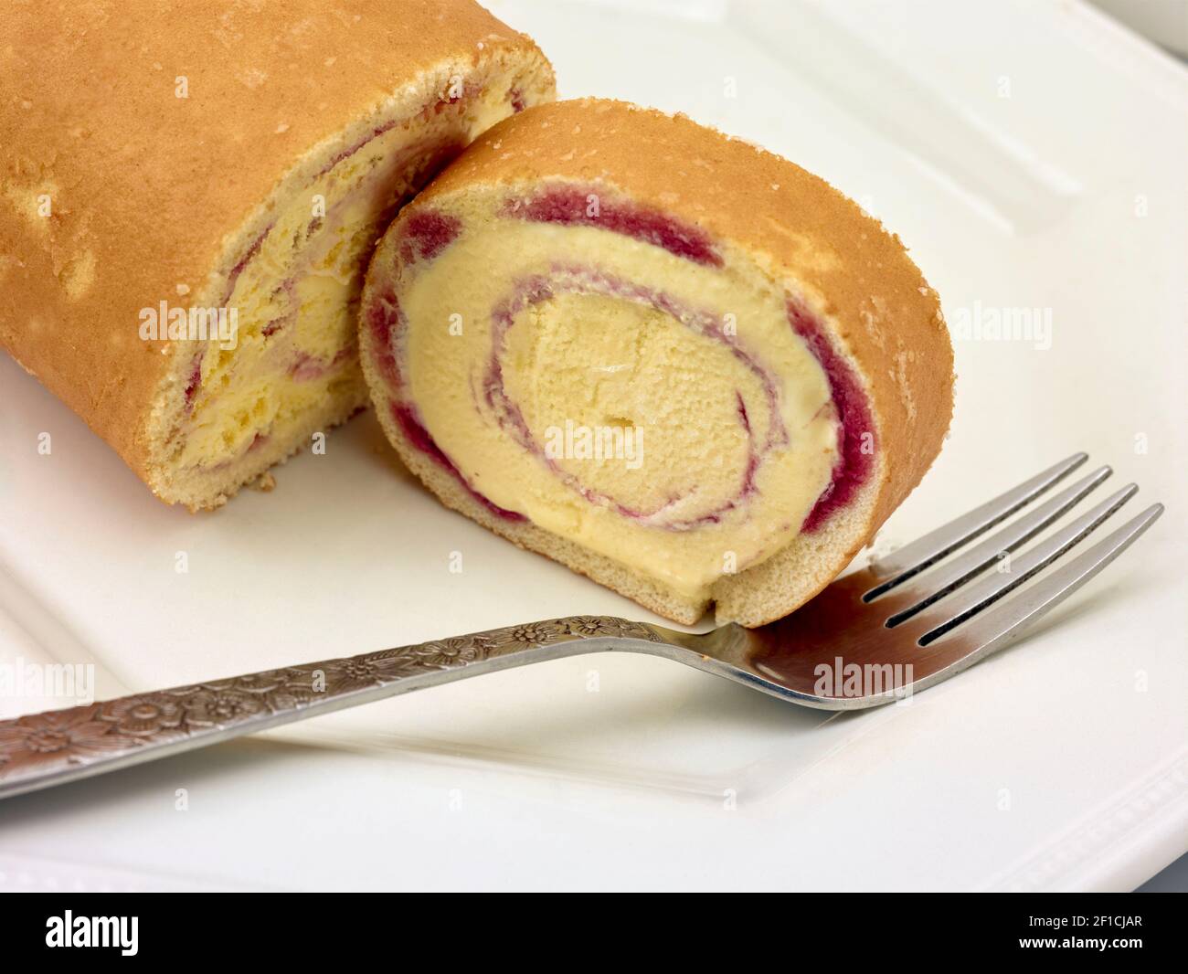 Arctic roll ice cream hi-res stock photography and images - Alamy