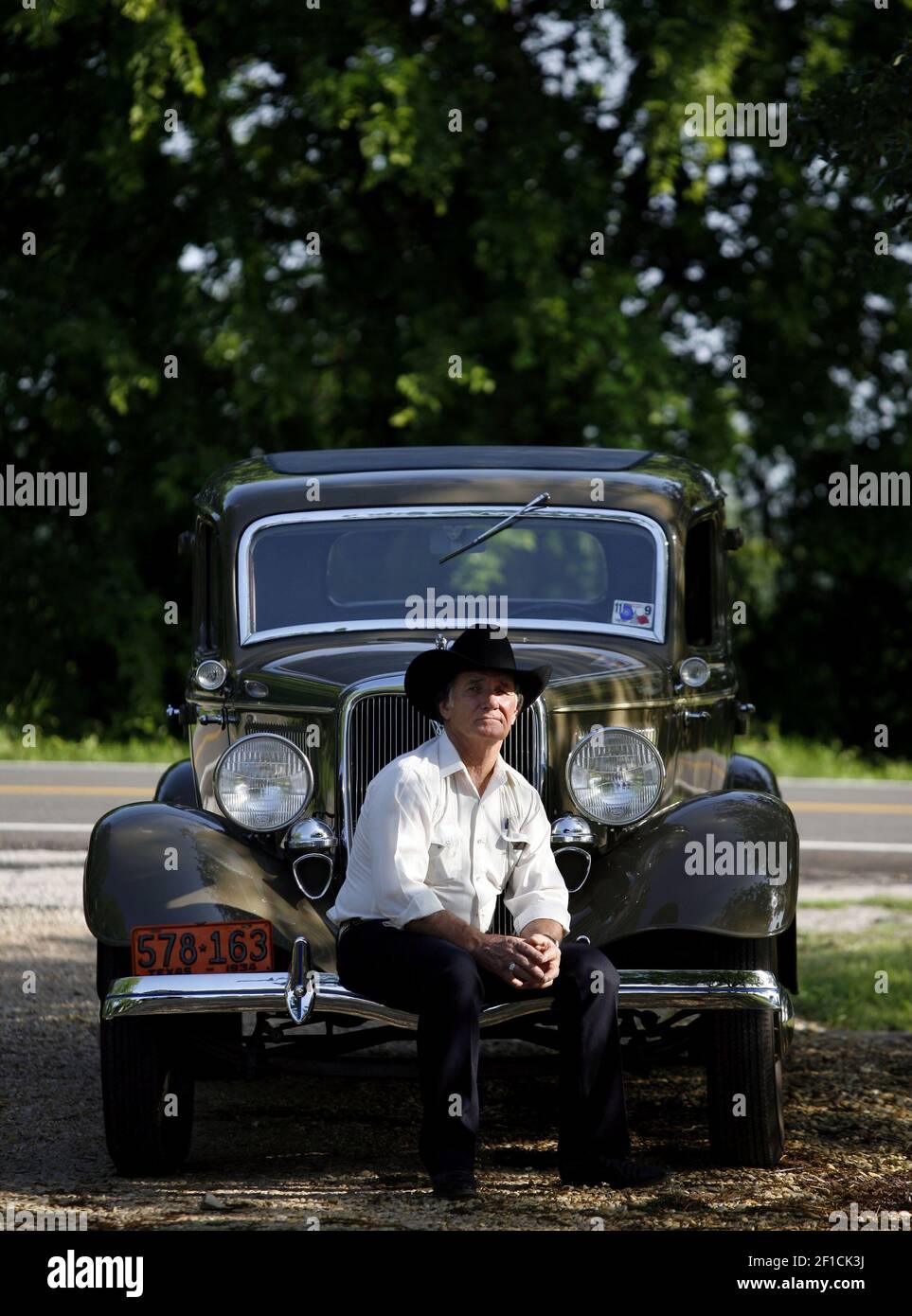 Buddy Barrow Williams, pictured May 12, 2009, in Sunnyvale, Texas, sits ...