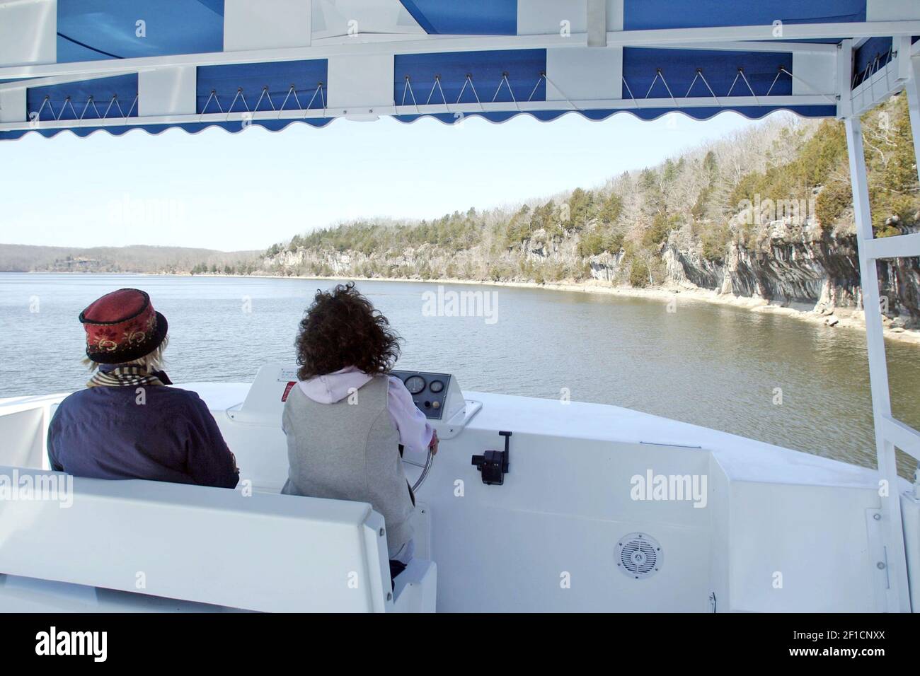 Sightseeing is best from the Captain's Flying Bridge on the top deck of ...