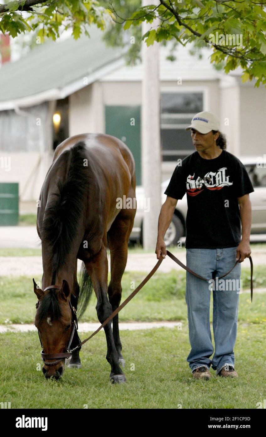 Rudy Gallegos led Mine That Bird, the winner of the 135 running of the ...