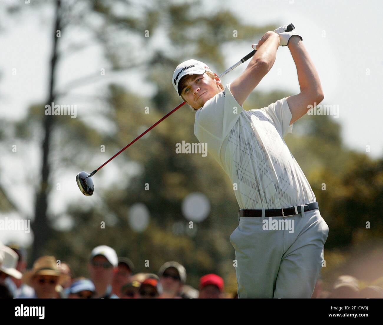 Sean O'Hair tees off on the first hole during the third round of The ...